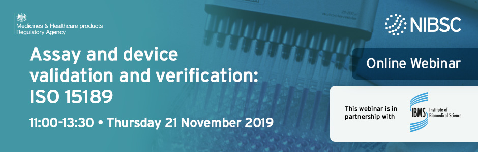 NIBSC - NIBSC at The Institute of Biomedical Science Congress 2019